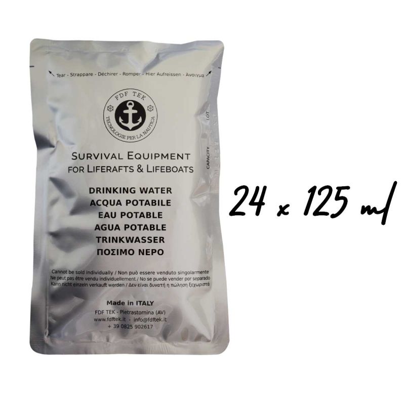 Drinking water sachets - 24 x 125 ml (3 litres)